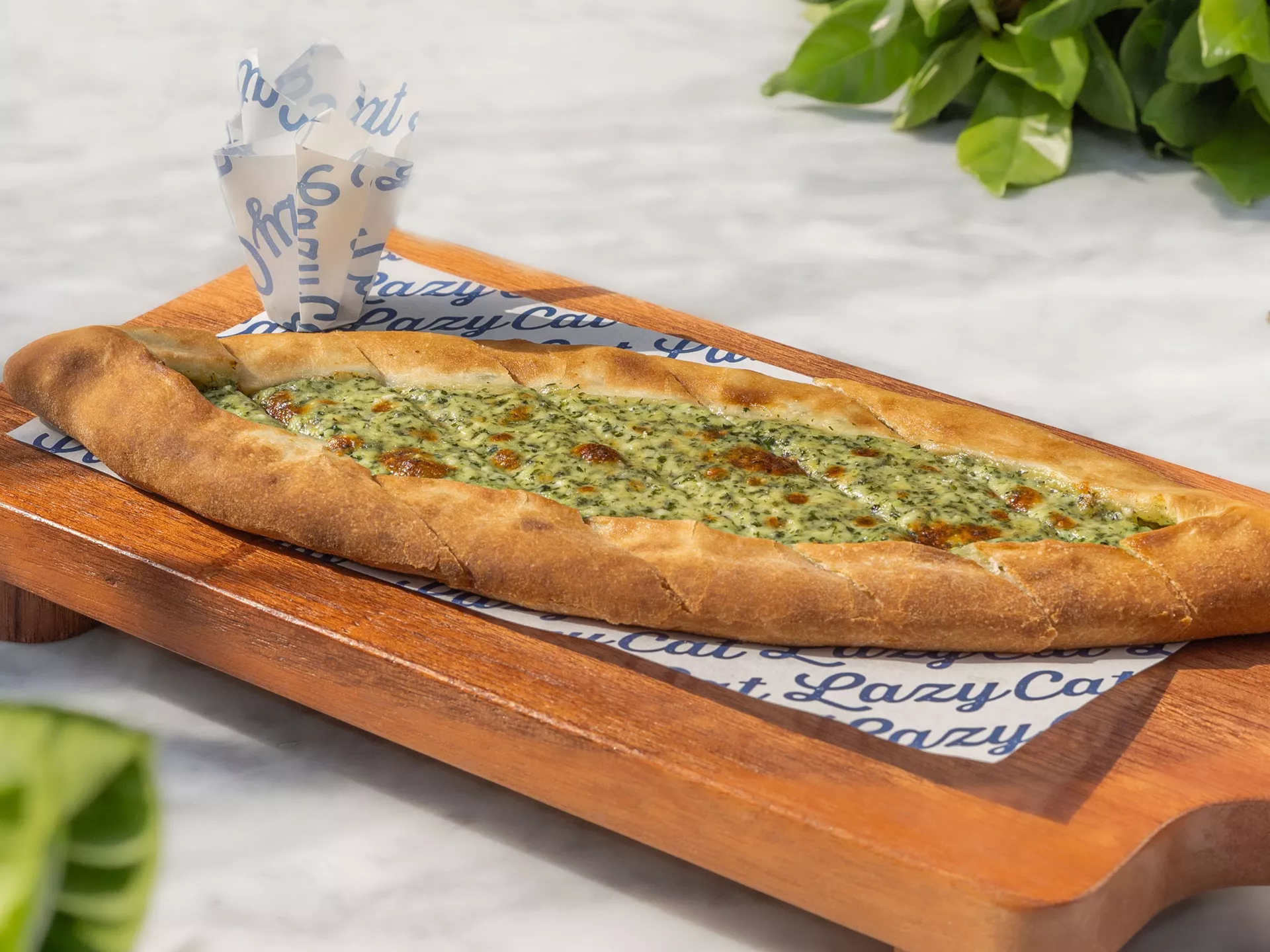Baked Cheese Pide | Lazy Cat